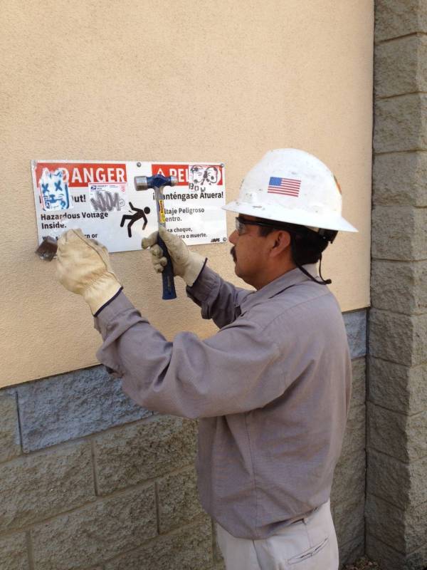 Site Services - Sign Replacement - Graffiti Removal